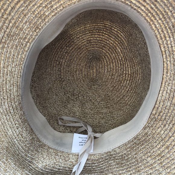 Boardwalk Style | Accessories | Nwt Boardwalk Style Paper Sun Hat Wide ...